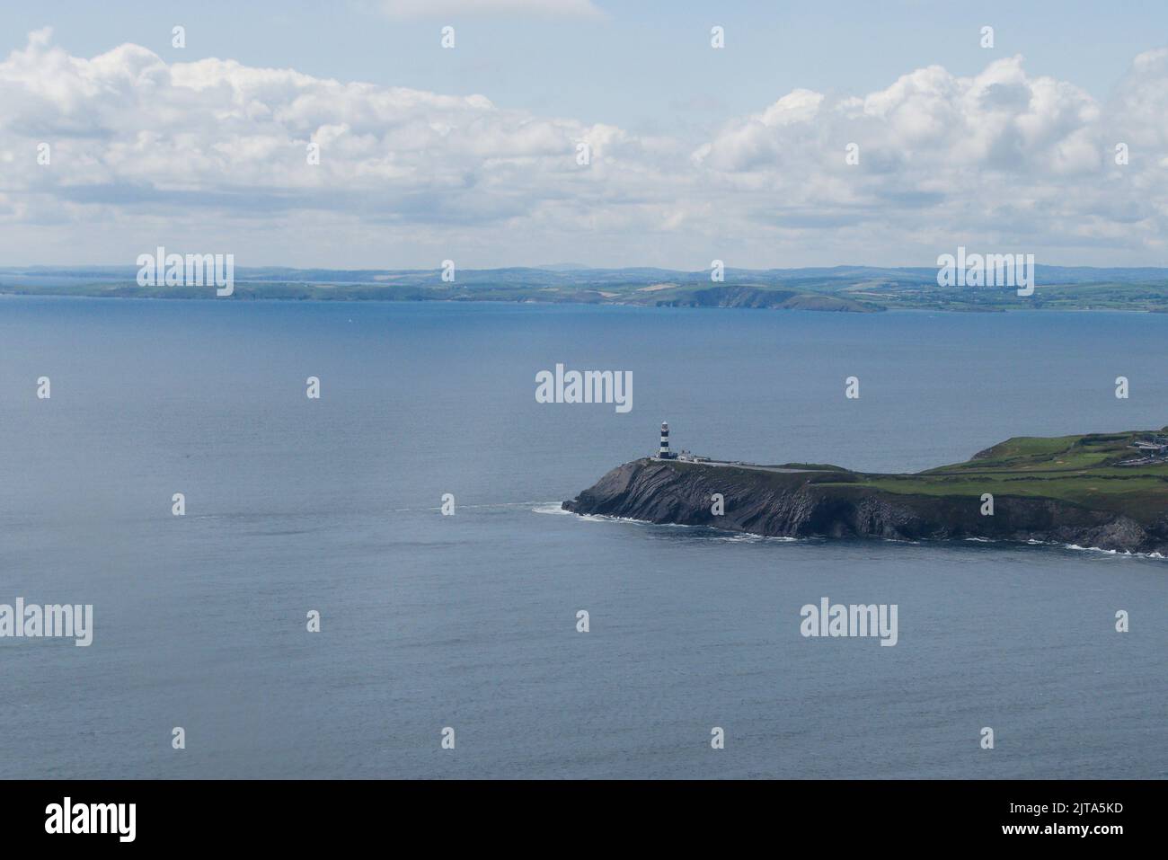 Aerial view of coast around Ireland Stock Photo - Alamy