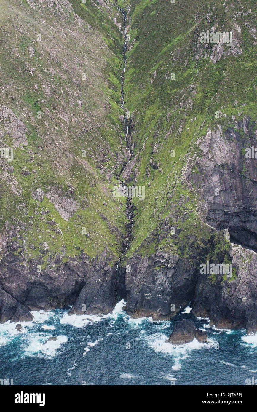Aerial view of coast around Ireland Stock Photo - Alamy