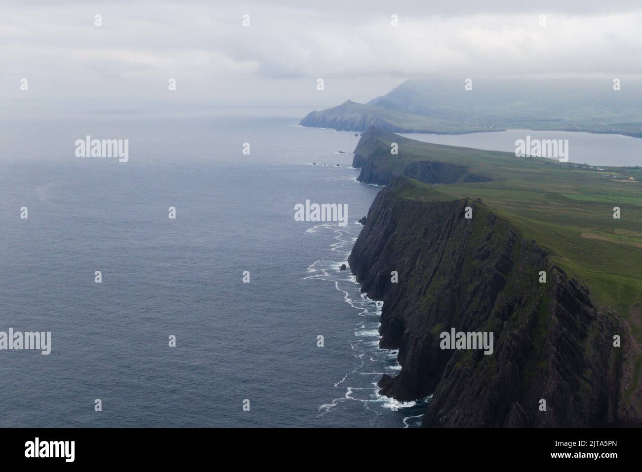 Aerial view of coast around Ireland Stock Photo - Alamy