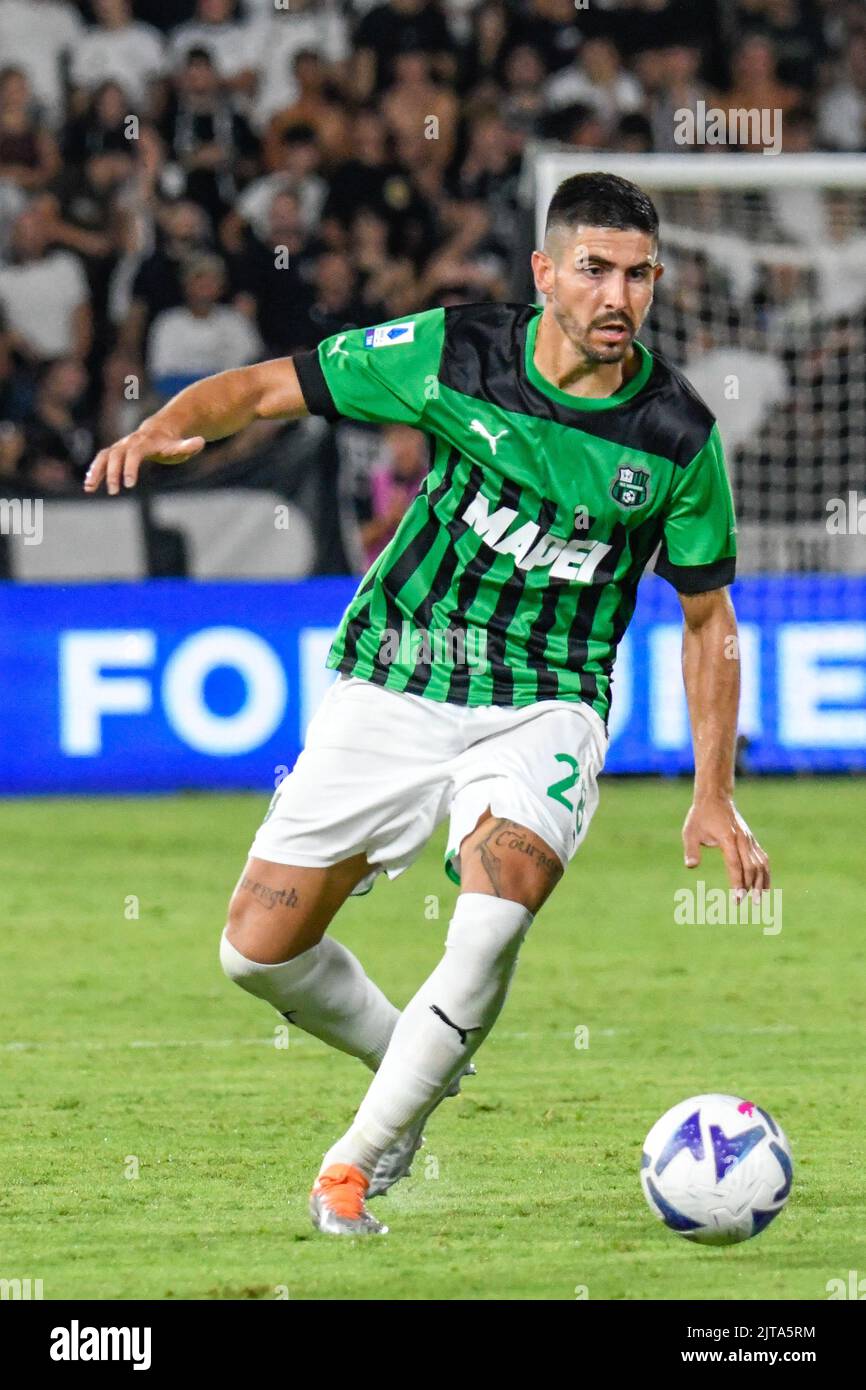 La Spezia, Italy. 27th Aug, 2022. Sassuolo's Martin Erlic during Spezia ...