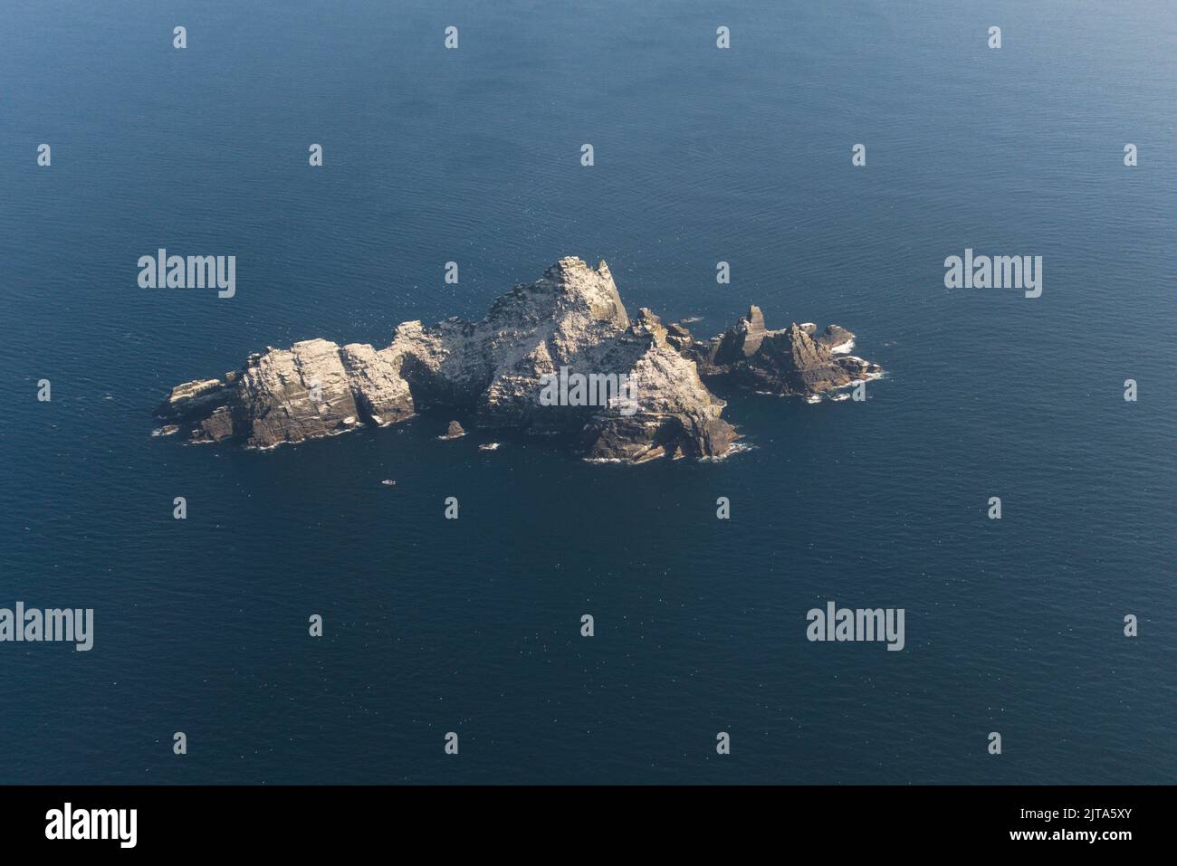 Skellig michael aerial view hi-res stock photography and images - Alamy