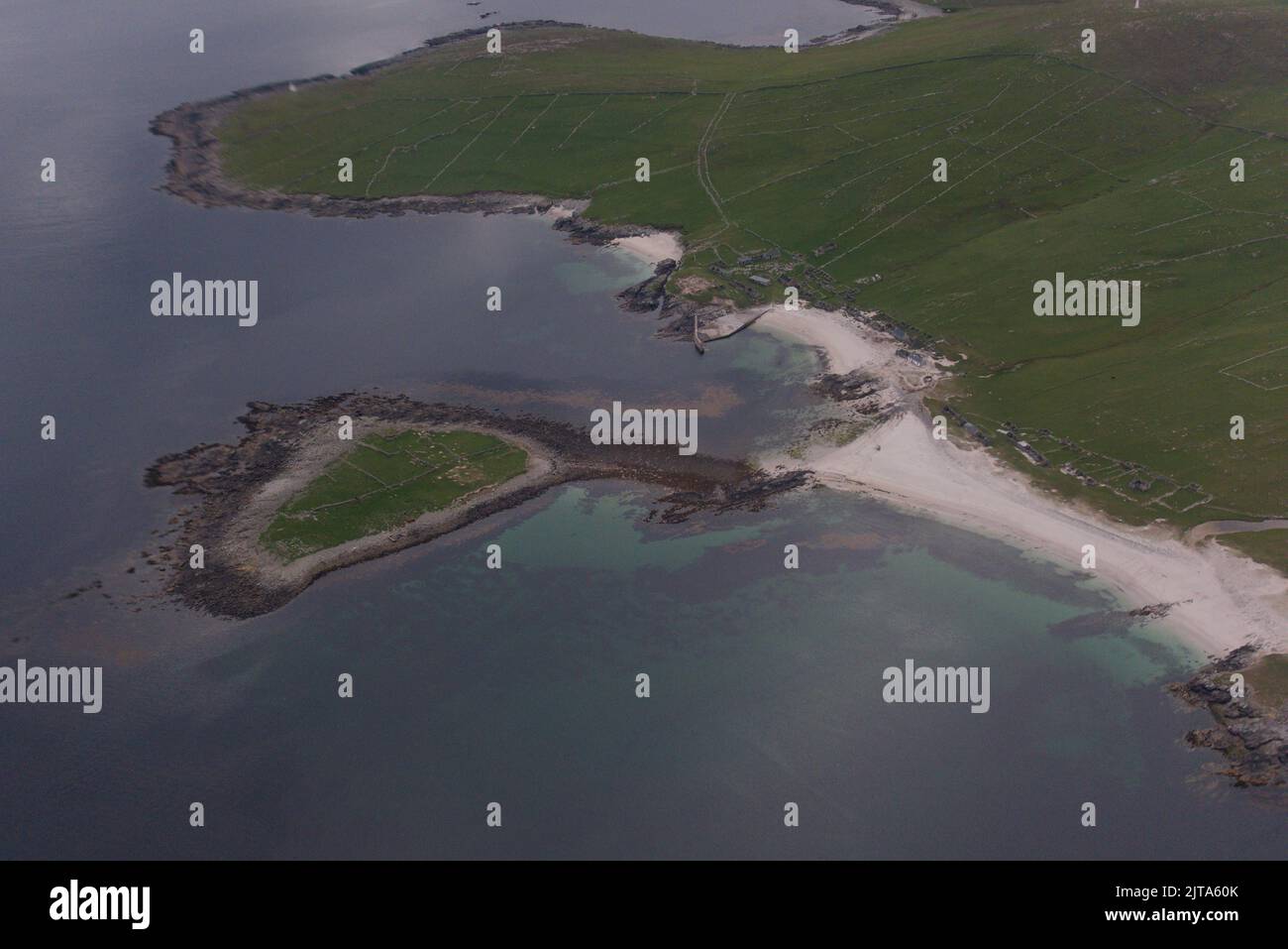 Aerial view of coast around Ireland Stock Photo - Alamy