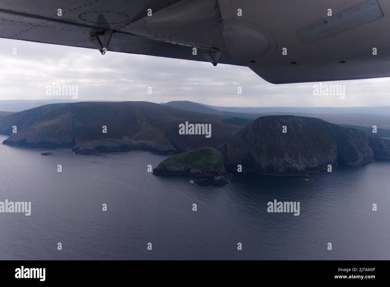 Aerial view of coast around Ireland Stock Photo - Alamy