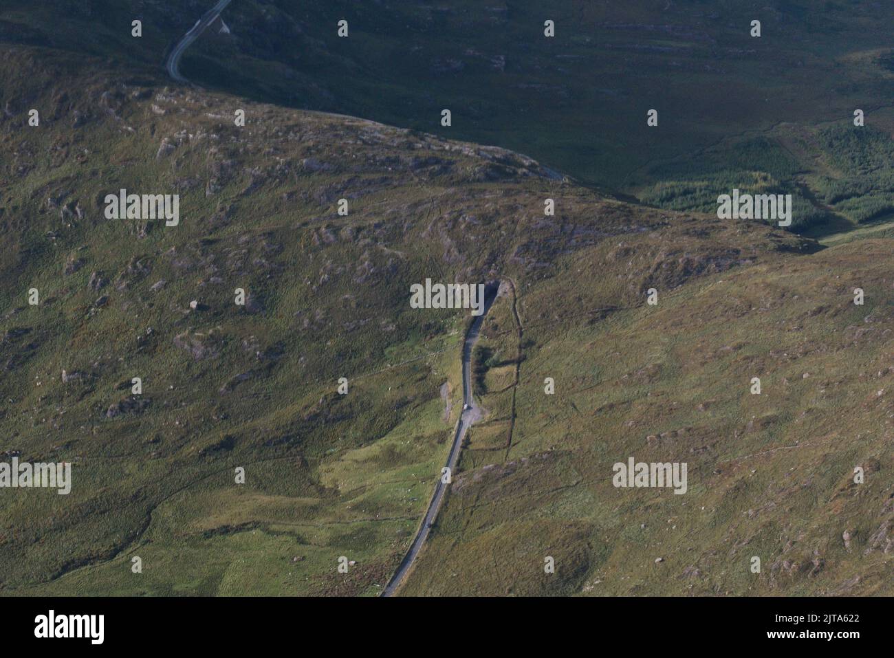 Mountain tunnel in Cork Ireland Stock Photo - Alamy