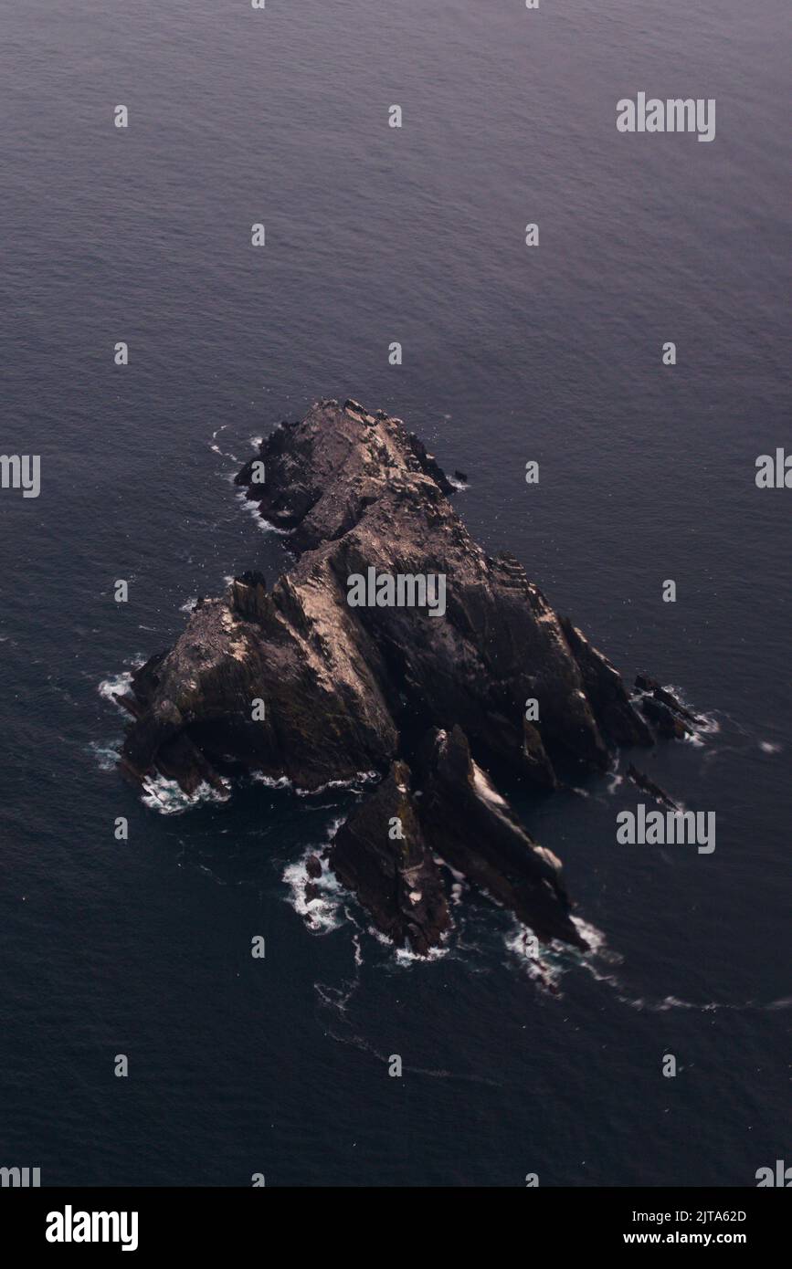Skellig michael aerial view hi-res stock photography and images - Alamy