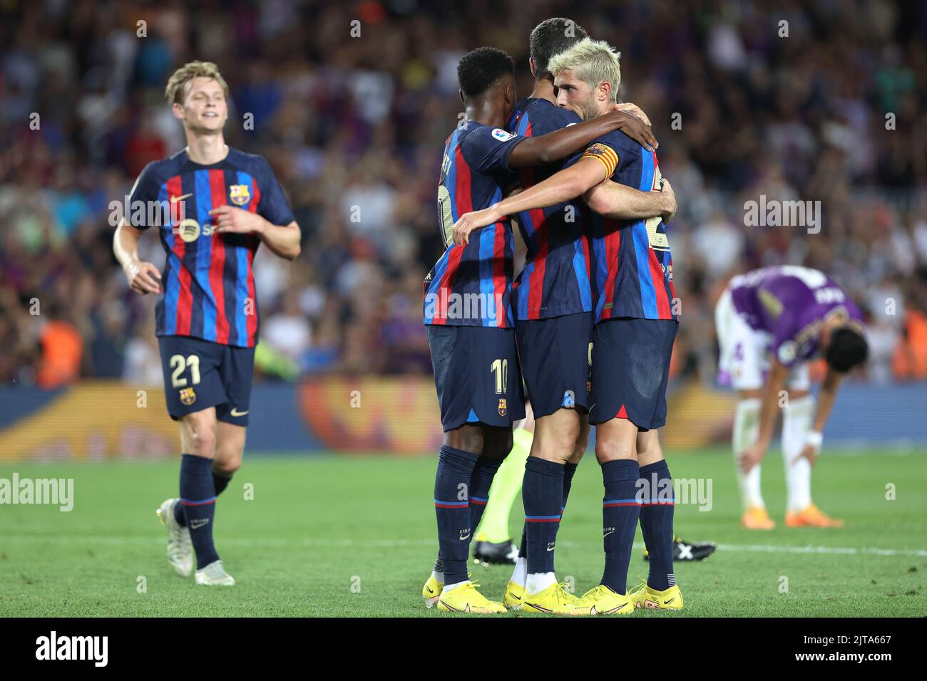 Barcelona, Spain. 28th Aug, 2022. Sergi Roberto of FC Barcelona ...
