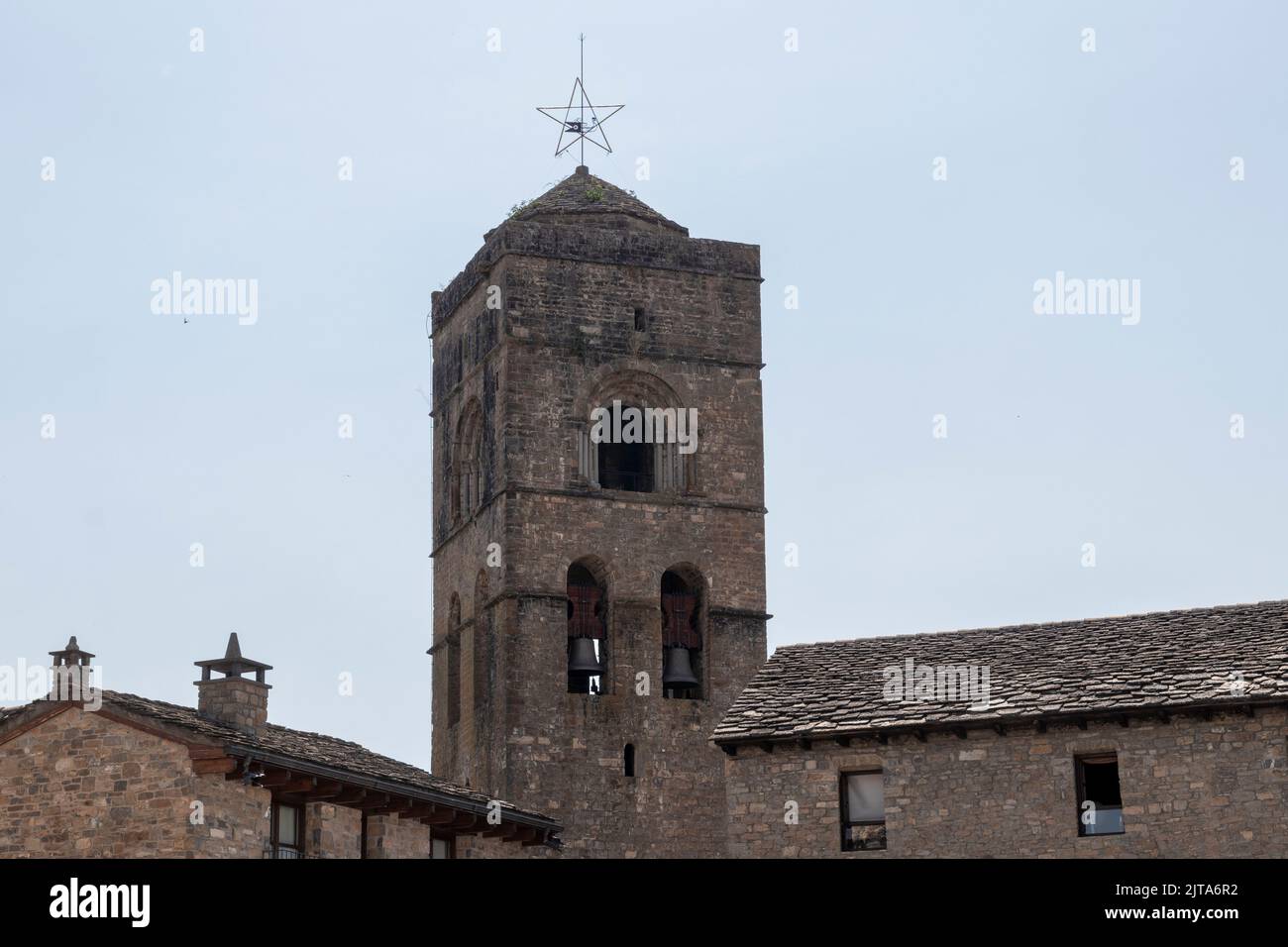 Typical traditional pyrenees architecture huesca hi-res stock ...