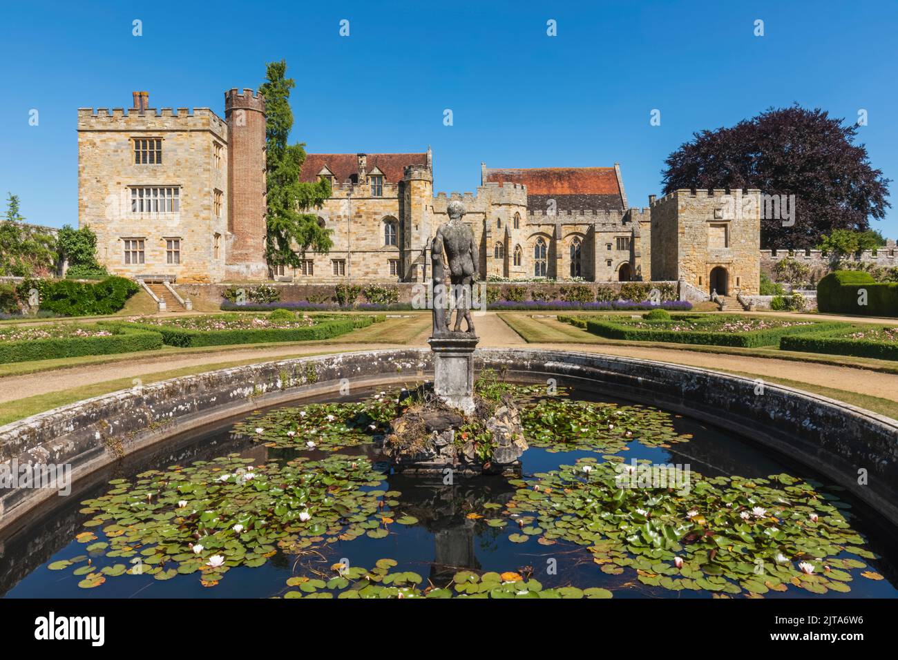 England, Kent, Penshurst Place and Gardens, The Italian Garden Stock ...