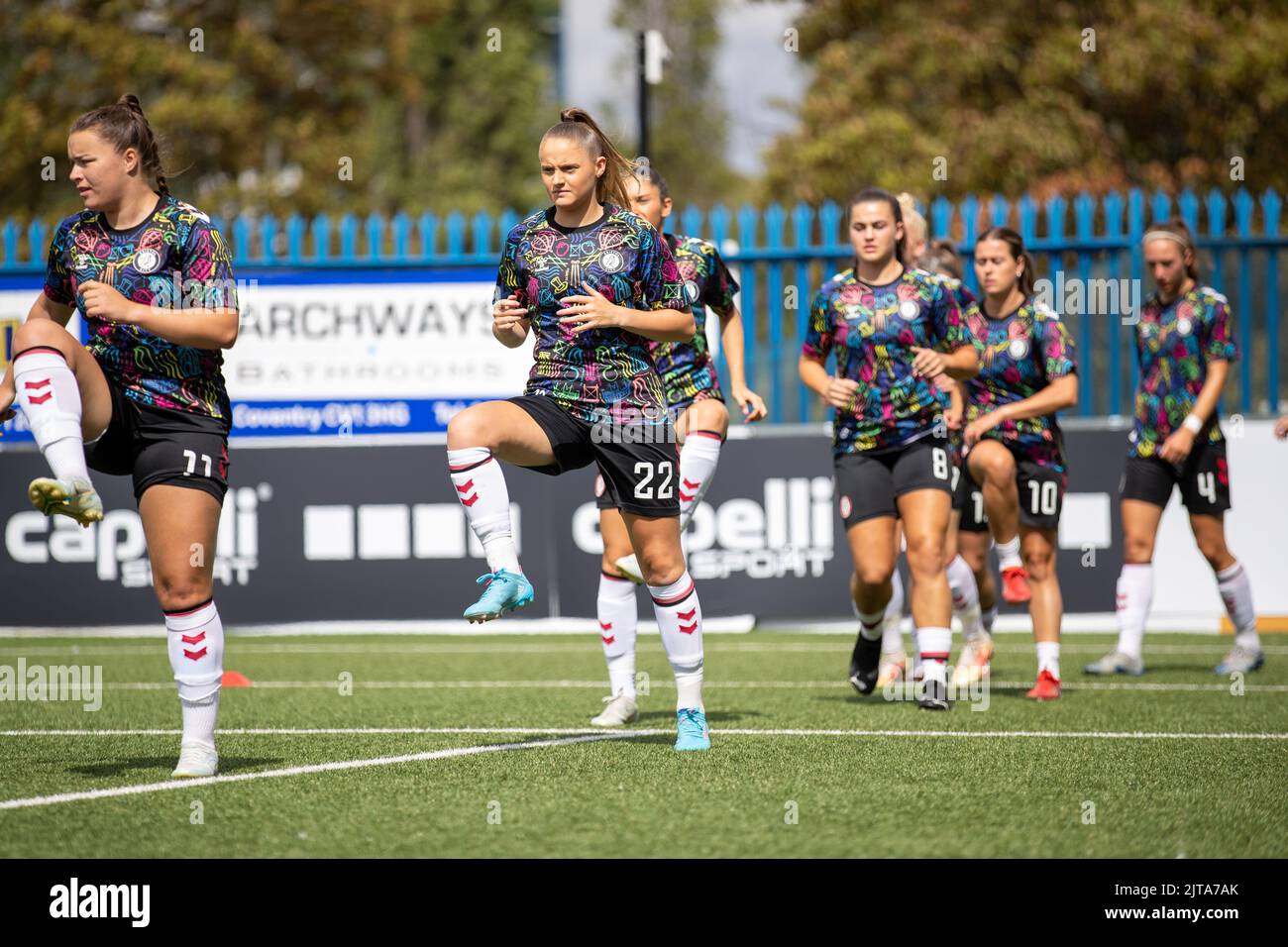 21st August 2022. Barclays Women’s Championship game between Coventry ...