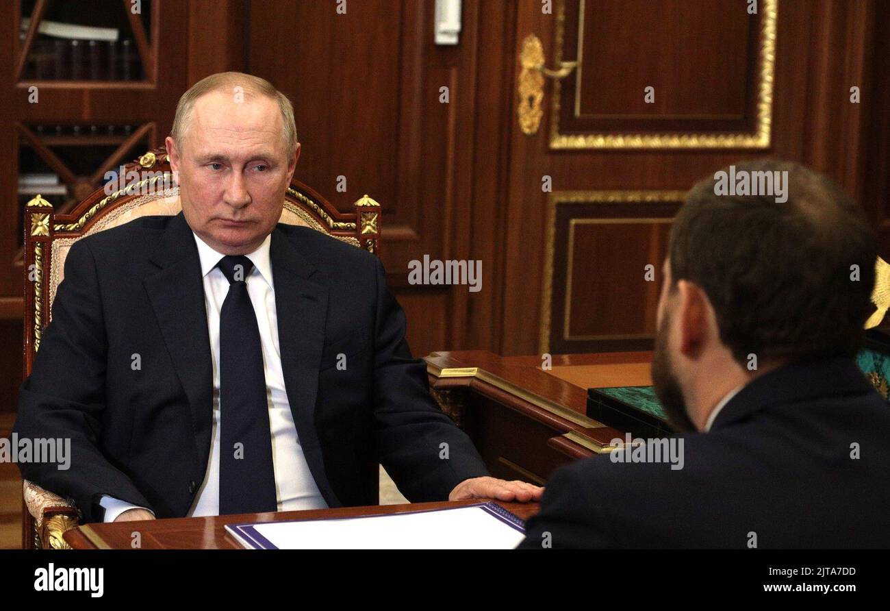 August 29, 2022. - Russia, Moscow. - Russian President Vladimir Putin ...