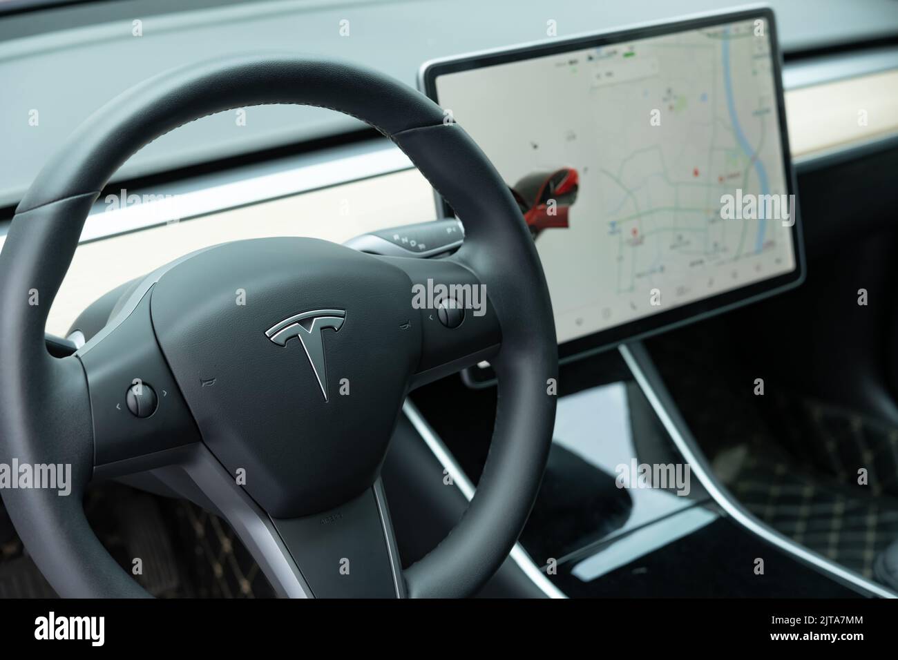 Tesla control panel hi-res stock photography and images - Alamy
