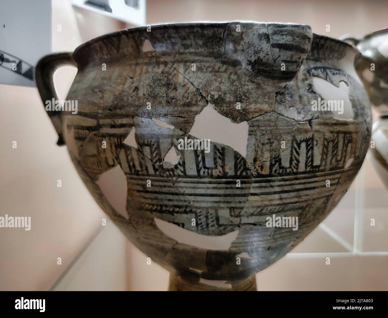 The Famous Cup of Nestor mentioned in the work of Homer Iliad, kept in ...