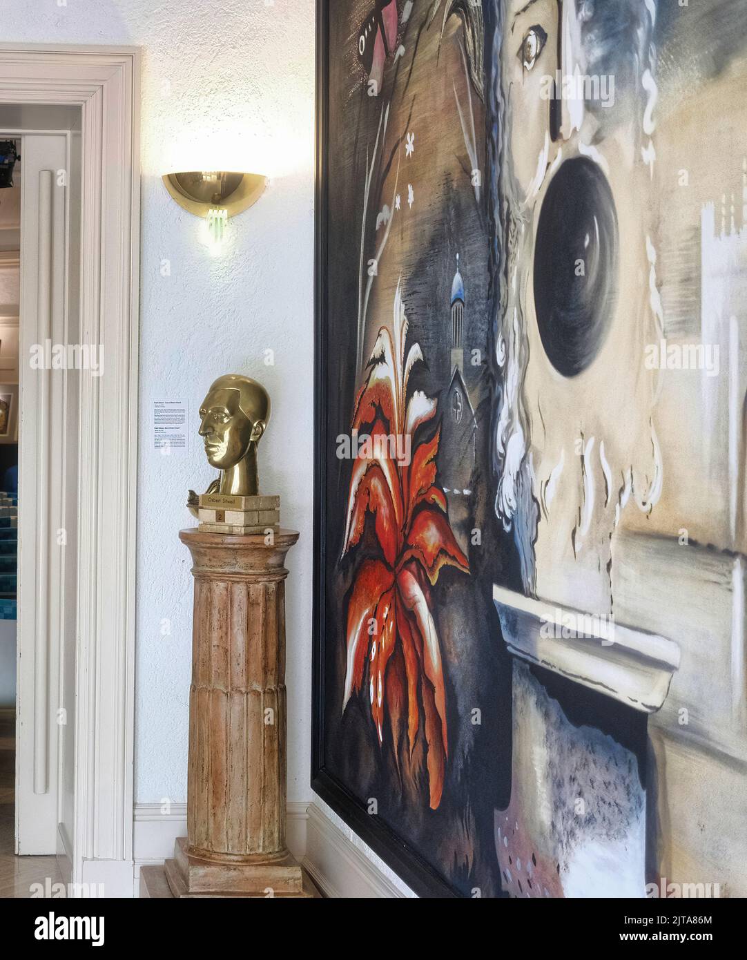 Concert Hall and Museum dedicated to the composer William Walton, in the garden of the Mortella ...