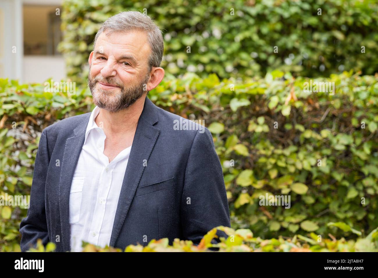 Berlin, Germany. 29th Aug, 2022. Dominique Horwitz, actor, stands in ...