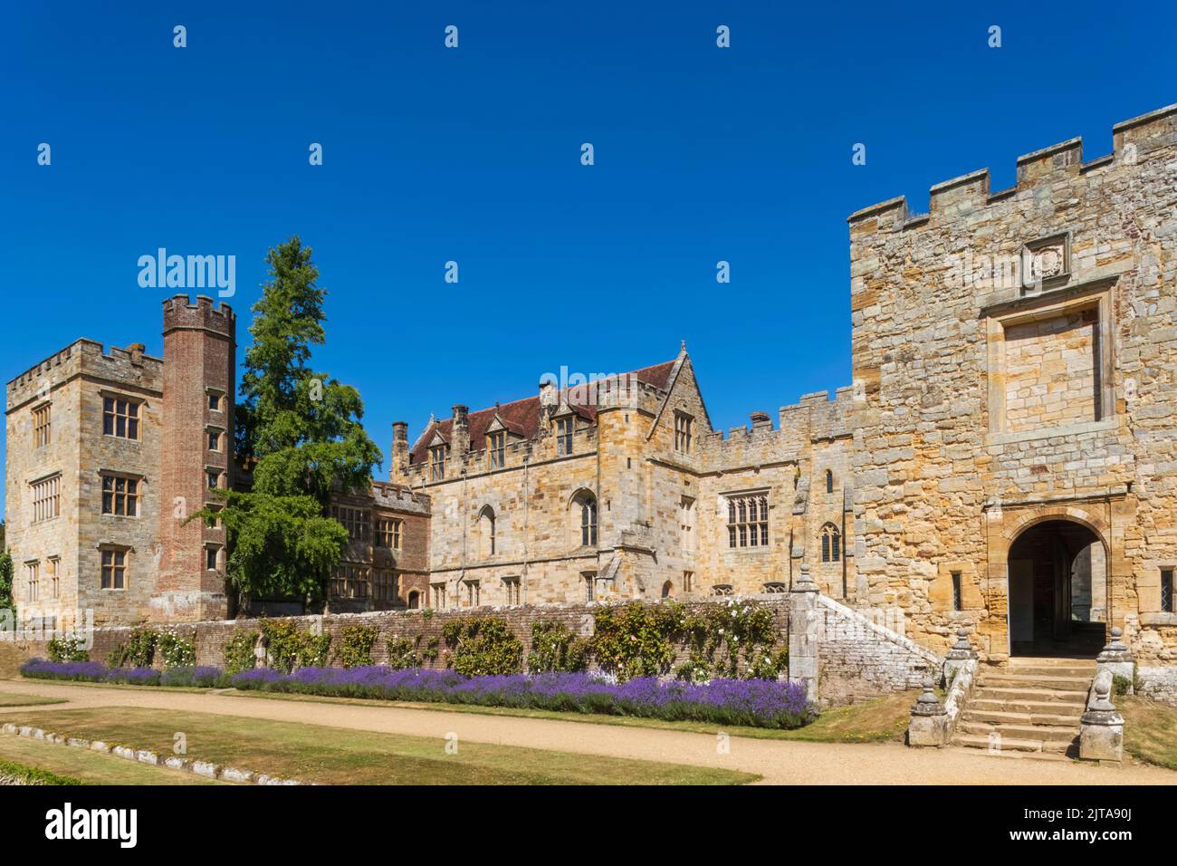 England, Kent, Penshurst Place and Gardens, Penshurst Place Stock Photo ...