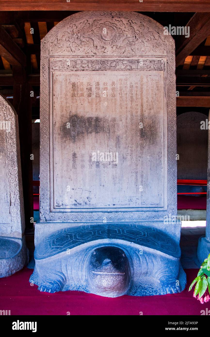 Vietnam, Hanoi Tempel of literature is the place where in the year 1050 ...