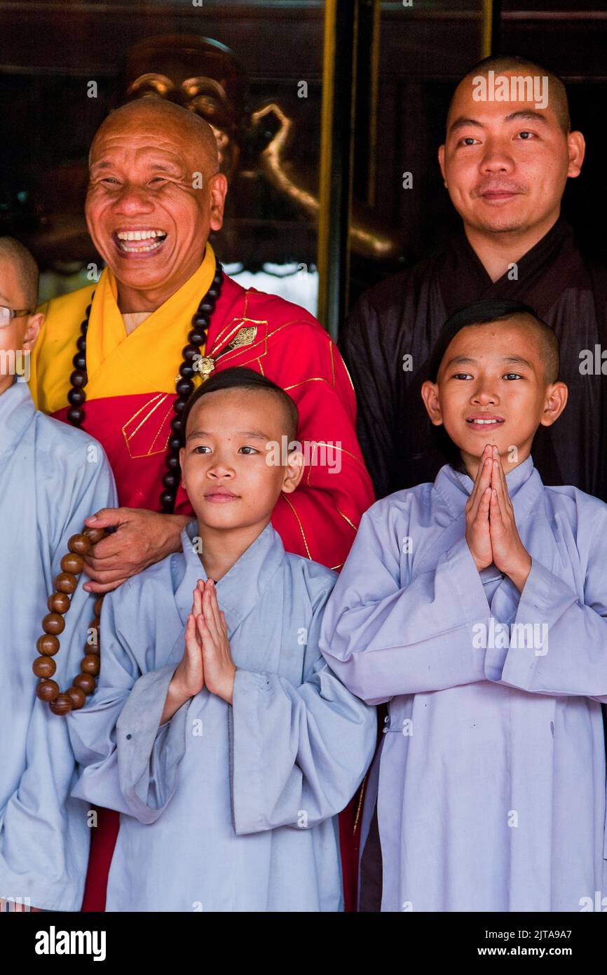 Monk haircut hi-res stock photography and images - Alamy