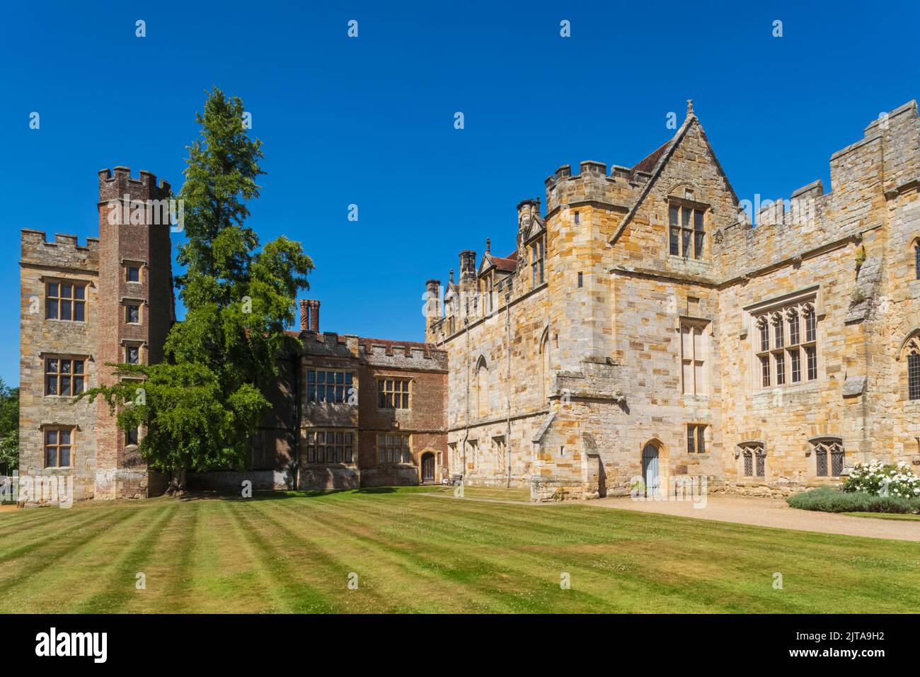 England, Kent, Penshurst Place and Gardens, Penshurst Place Stock Photo ...