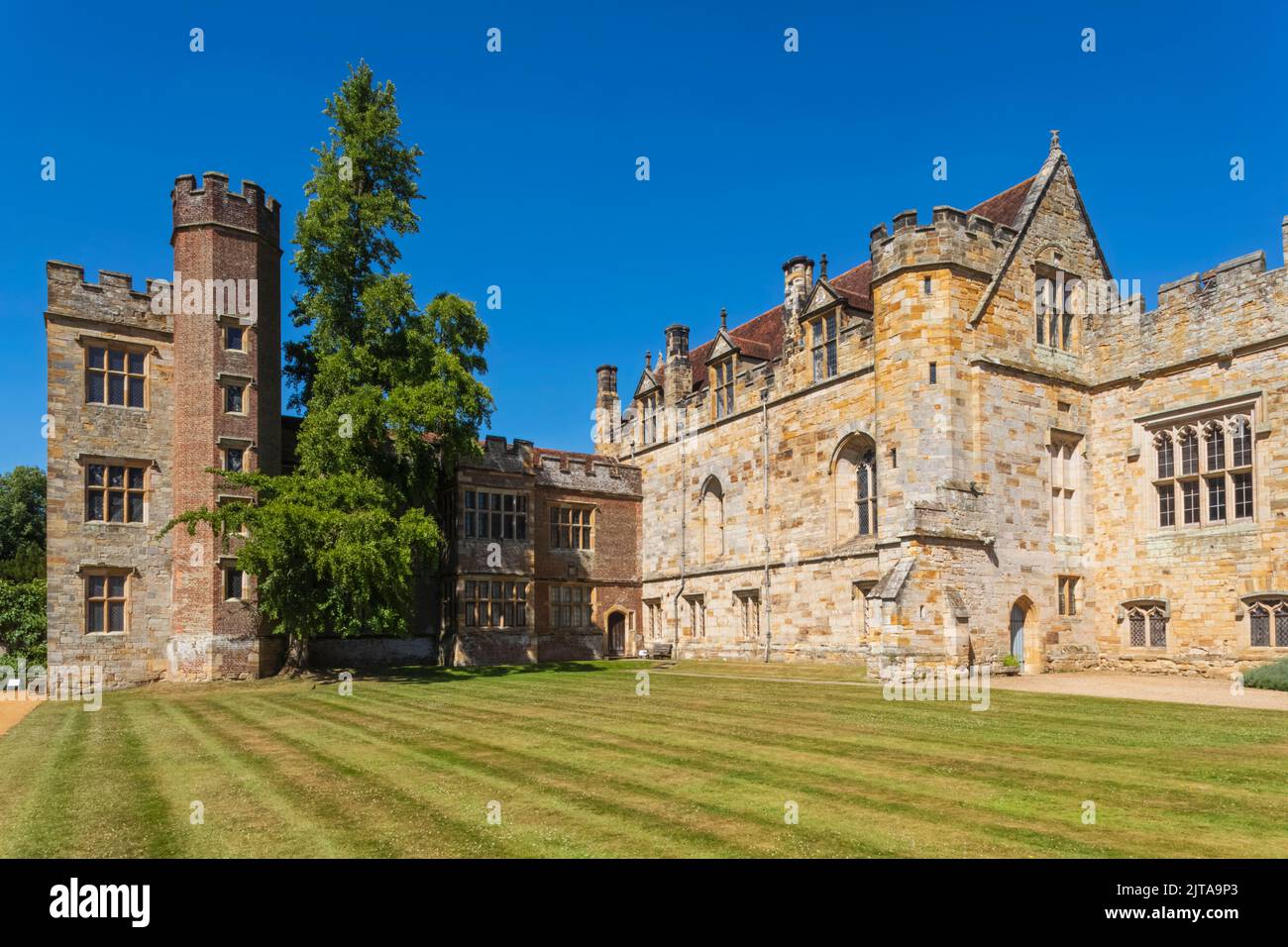 England, Kent, Penshurst Place and Gardens, Penshurst Place Stock Photo ...