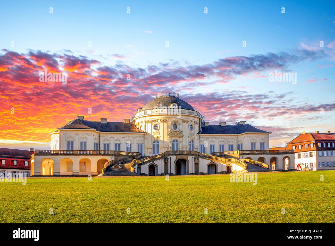 Stuttgart, Solitude Palace, Baden-Wuerttemberg Stock Photo - Alamy