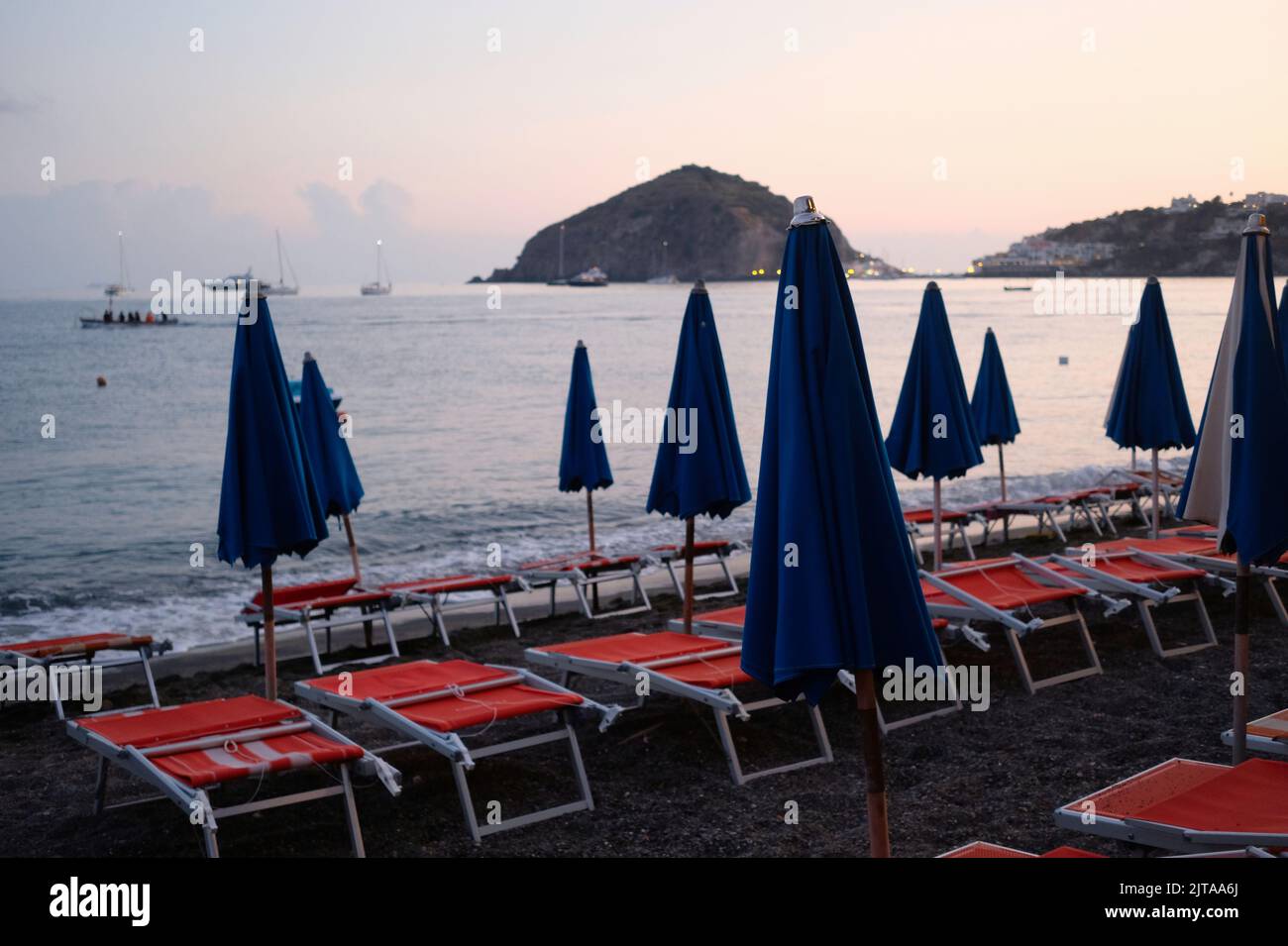 The magnificent Maronti beach in the municipality of Barano (Isola d ...