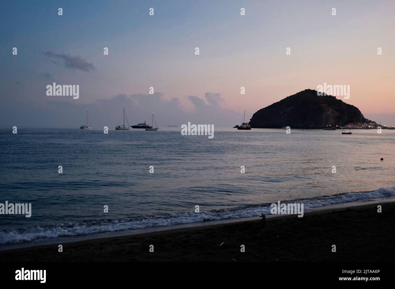 The magnificent Maronti beach in the municipality of Barano (Isola d ...