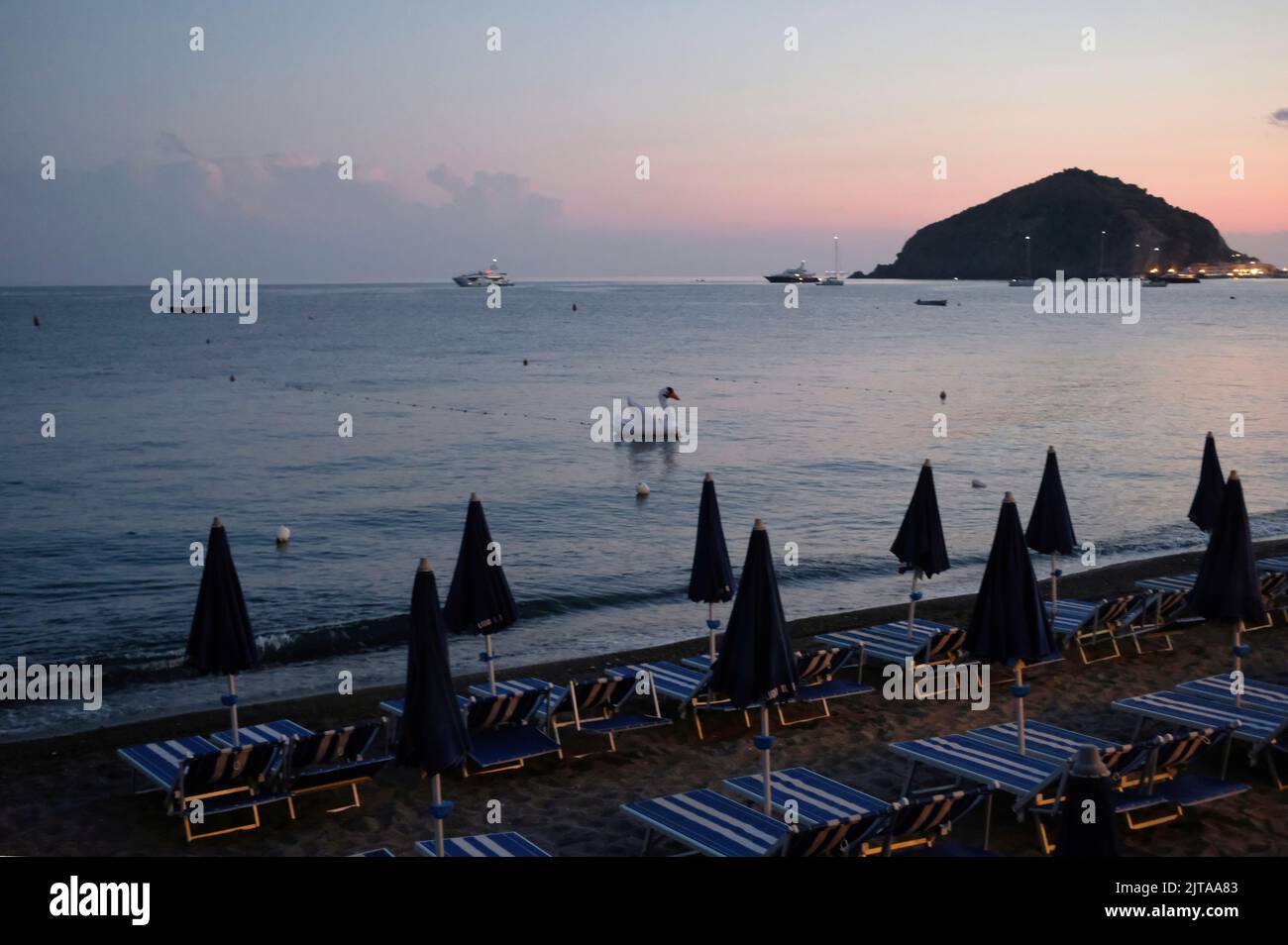 The magnificent Maronti beach in the municipality of Barano (Isola d ...