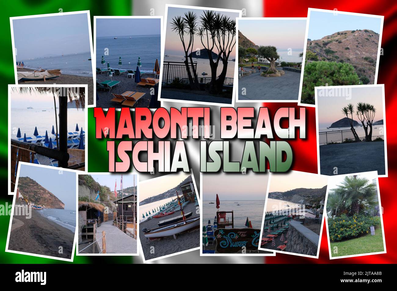 The magnificent Maronti beach in the municipality of Barano (Isola d ...