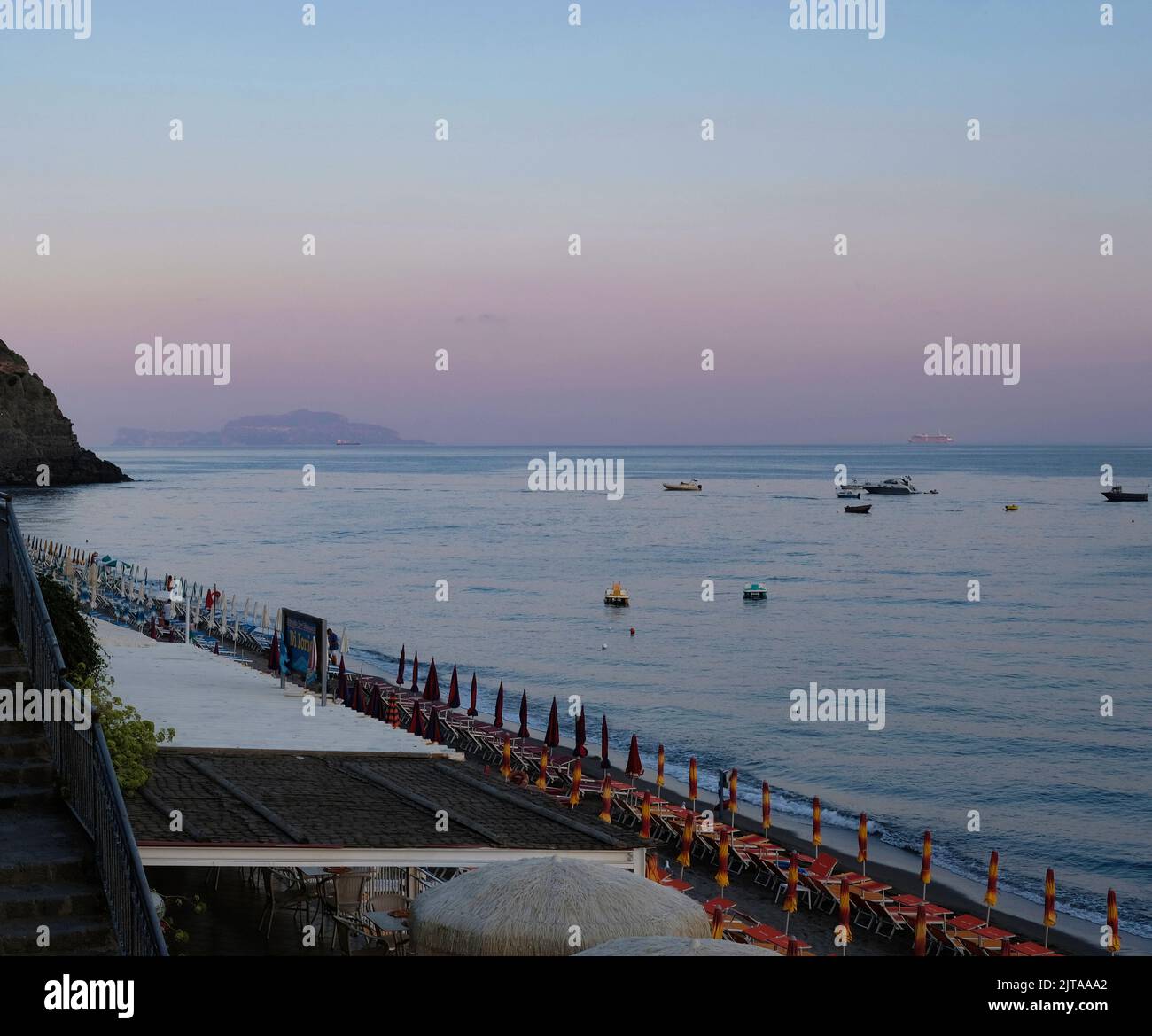 The magnificent Maronti beach in the municipality of Barano (Isola d ...