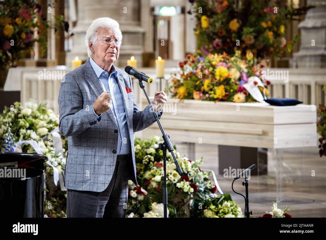 2022-08-29 12:21:05 ROTTERDAM - Gerard Cox during a private farewell ...