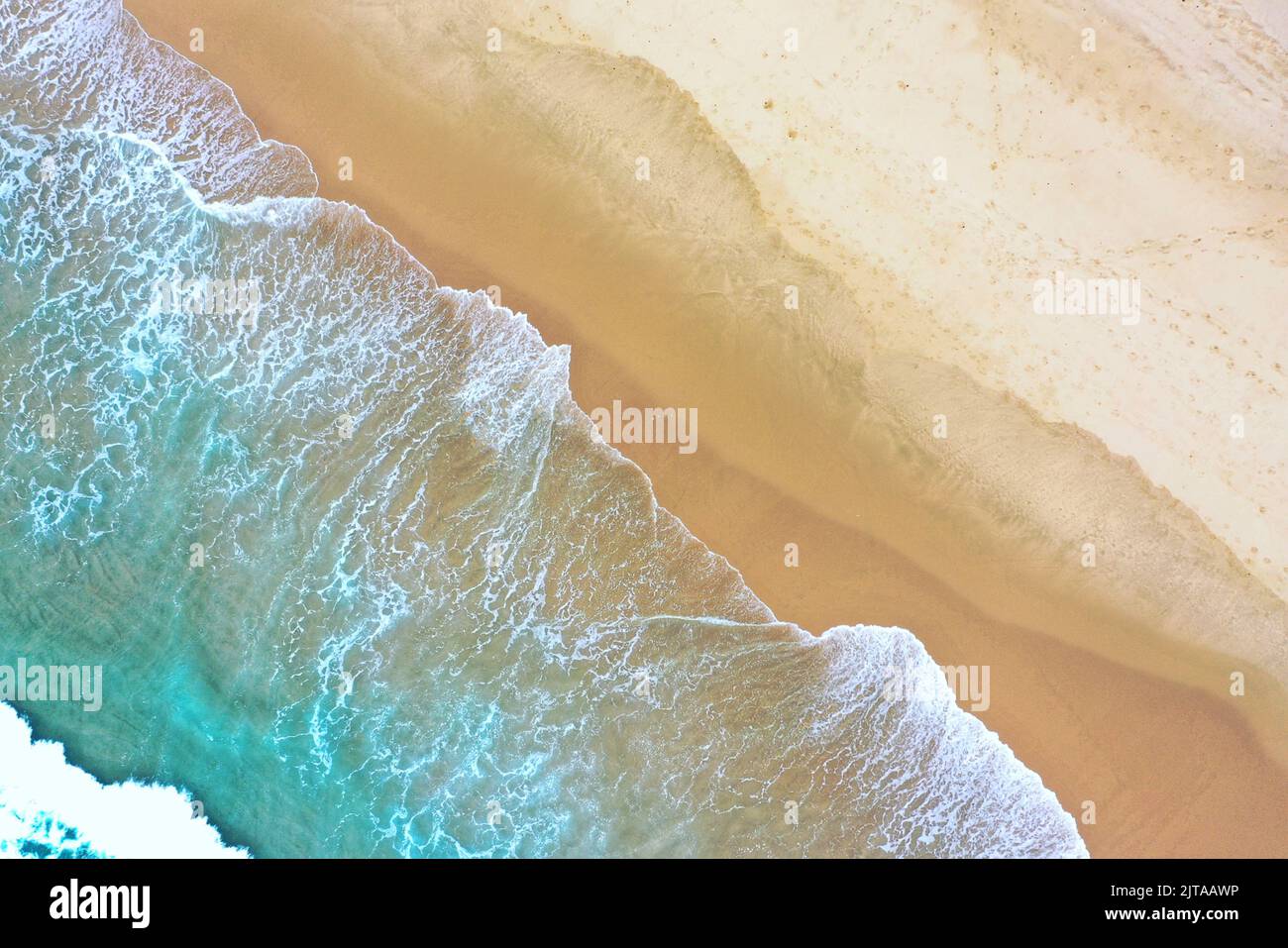 An aerial view of a pure beach Stock Photo - Alamy