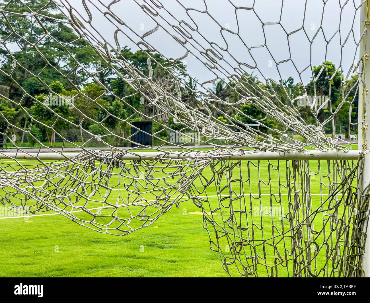 Soccer field gate onto hi-res stock photography and images - Alamy