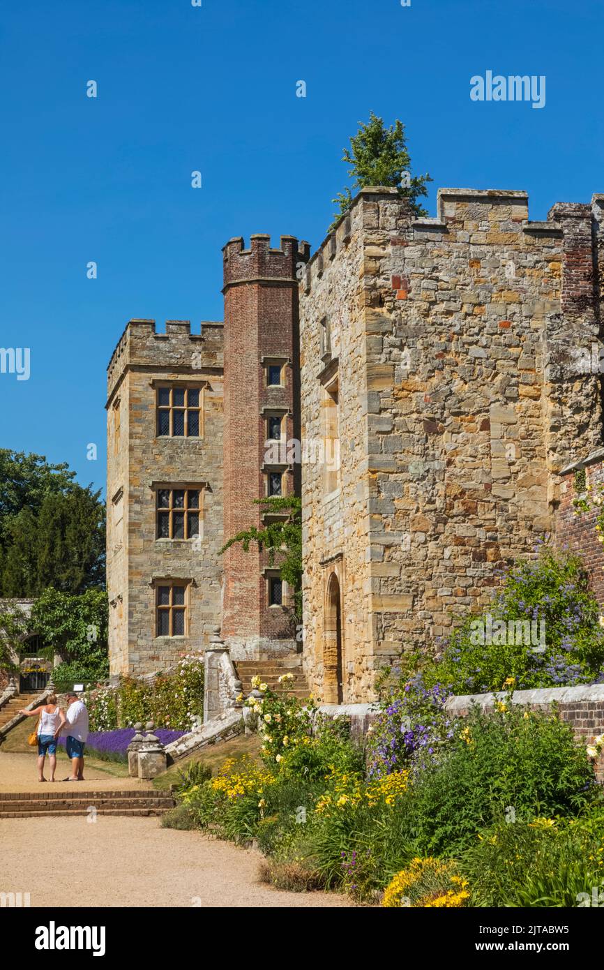 England, Kent, Penshurst Place and Gardens, Penshurst Place Stock Photo ...