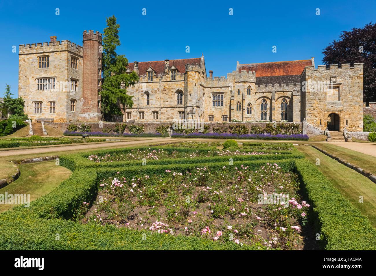England, Kent, Penshurst Place and Gardens, The Italian Garden Stock ...
