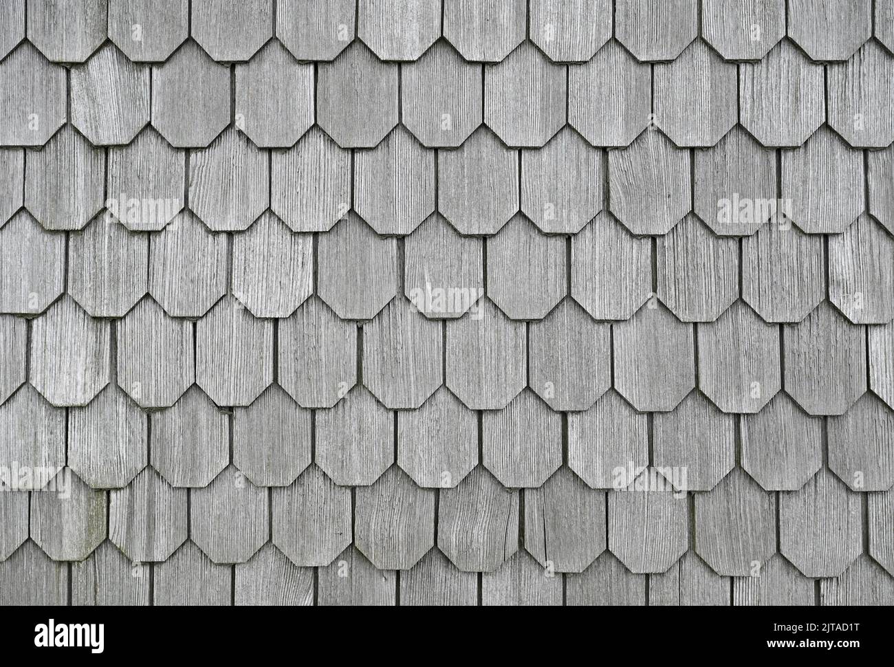 Larch wood shingles facade hi-res stock photography and images - Alamy