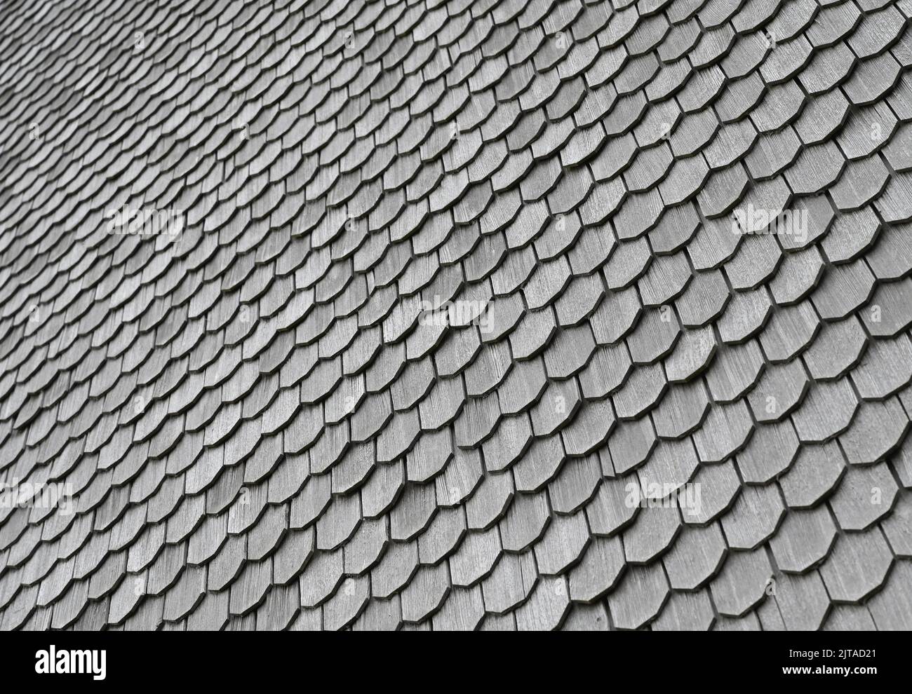 Larch wood shingles facade hi-res stock photography and images - Alamy