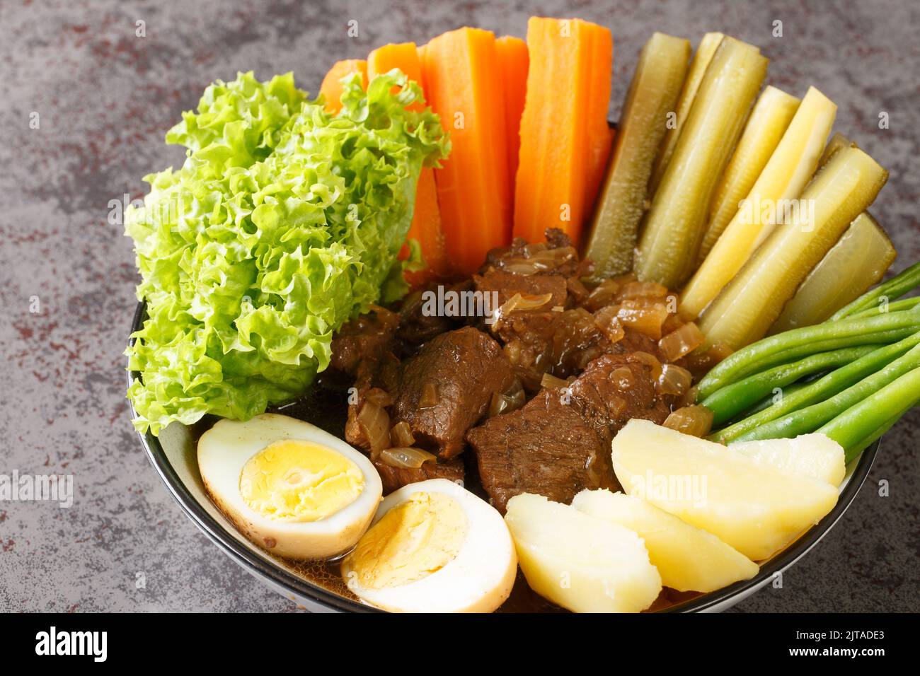 Selat Solo Javanese style beef steak, popular in Solo Central Java ...