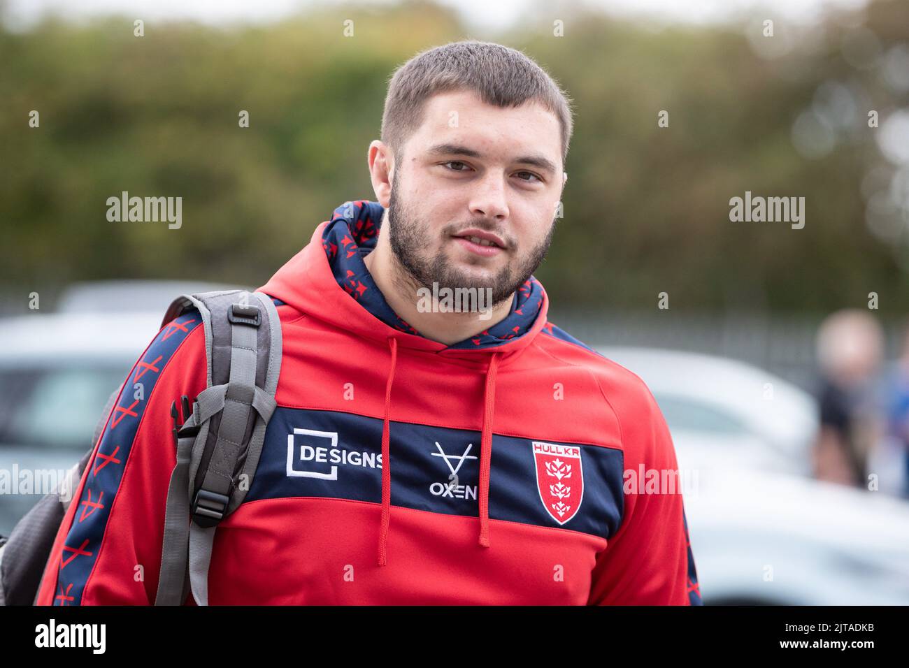 Matty Storton 13 Of Hull Kr Arrives At The Sewell Group Craven Park Stadium Ahead Of This