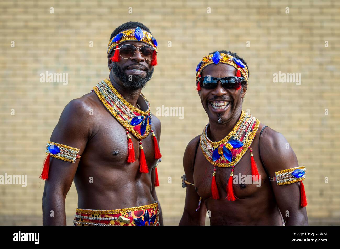London, UK. 29 August 2022. Members of the Vincy Alliance Mas at the ...