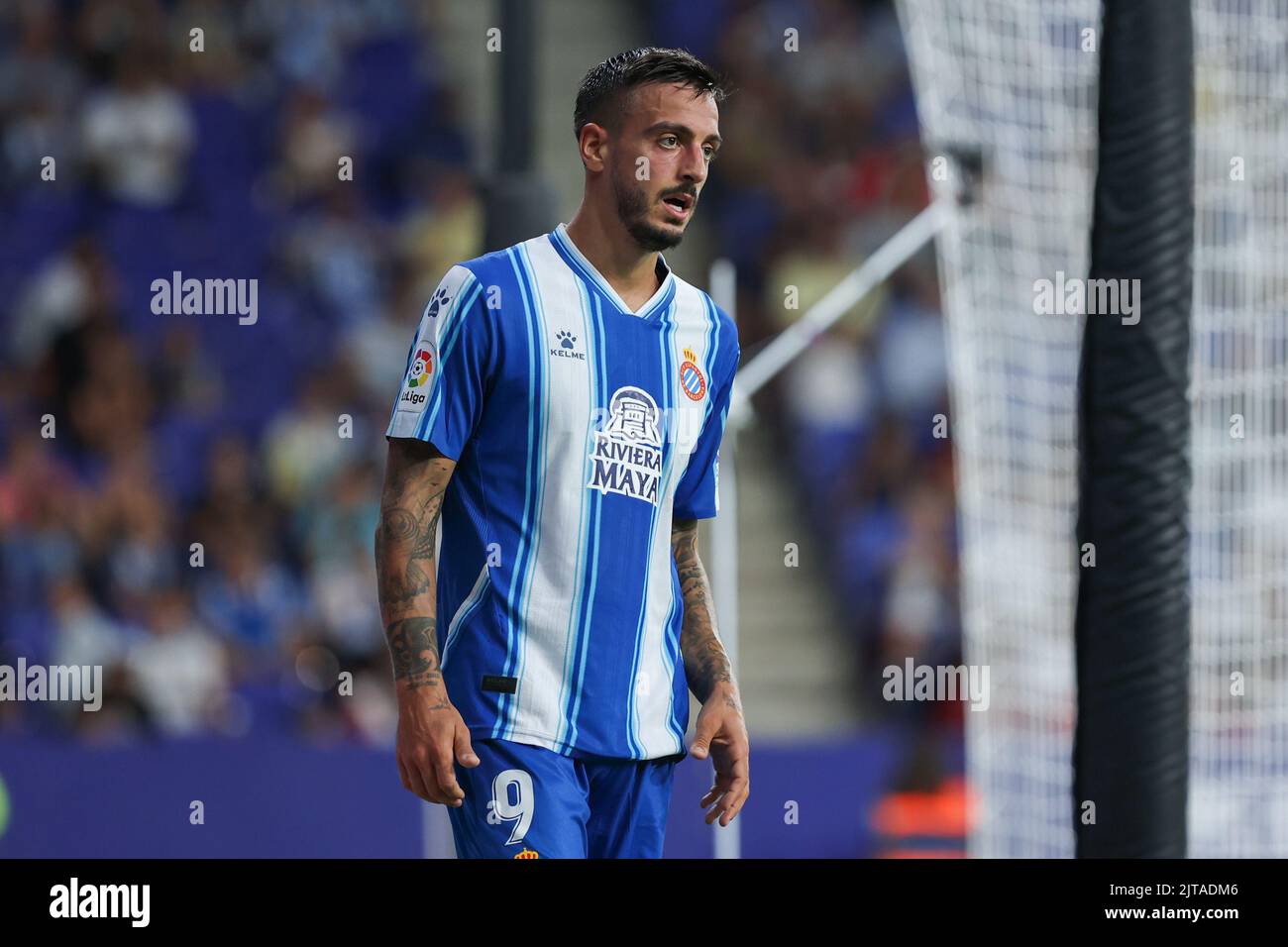 Cornella, Spain. 28/08/2022, Joselu of RCD Espanyol during the Liga ...
