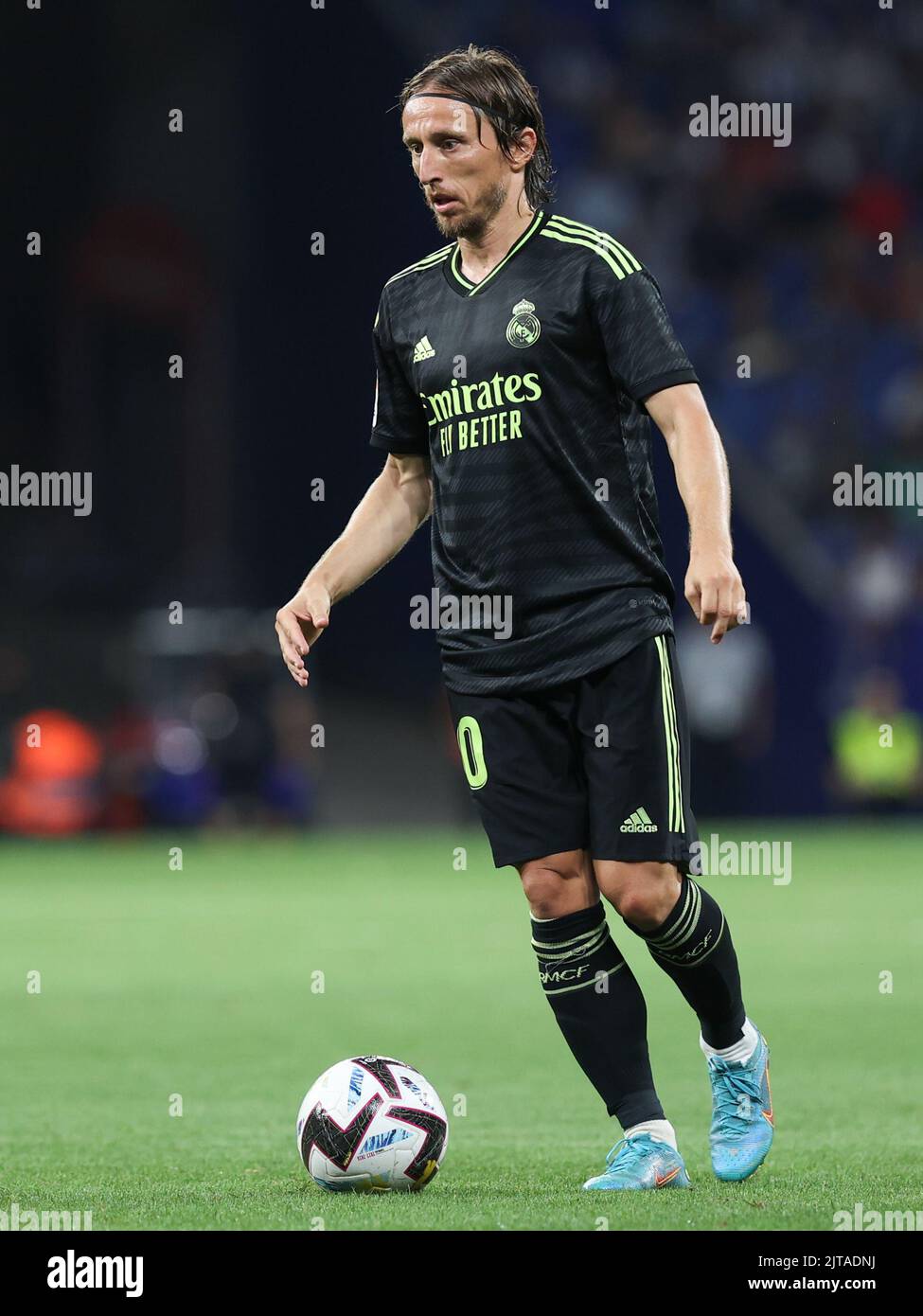 Cornella, Spain. 28/08/2022, Luka Modric of Real Madrid during the Liga ...