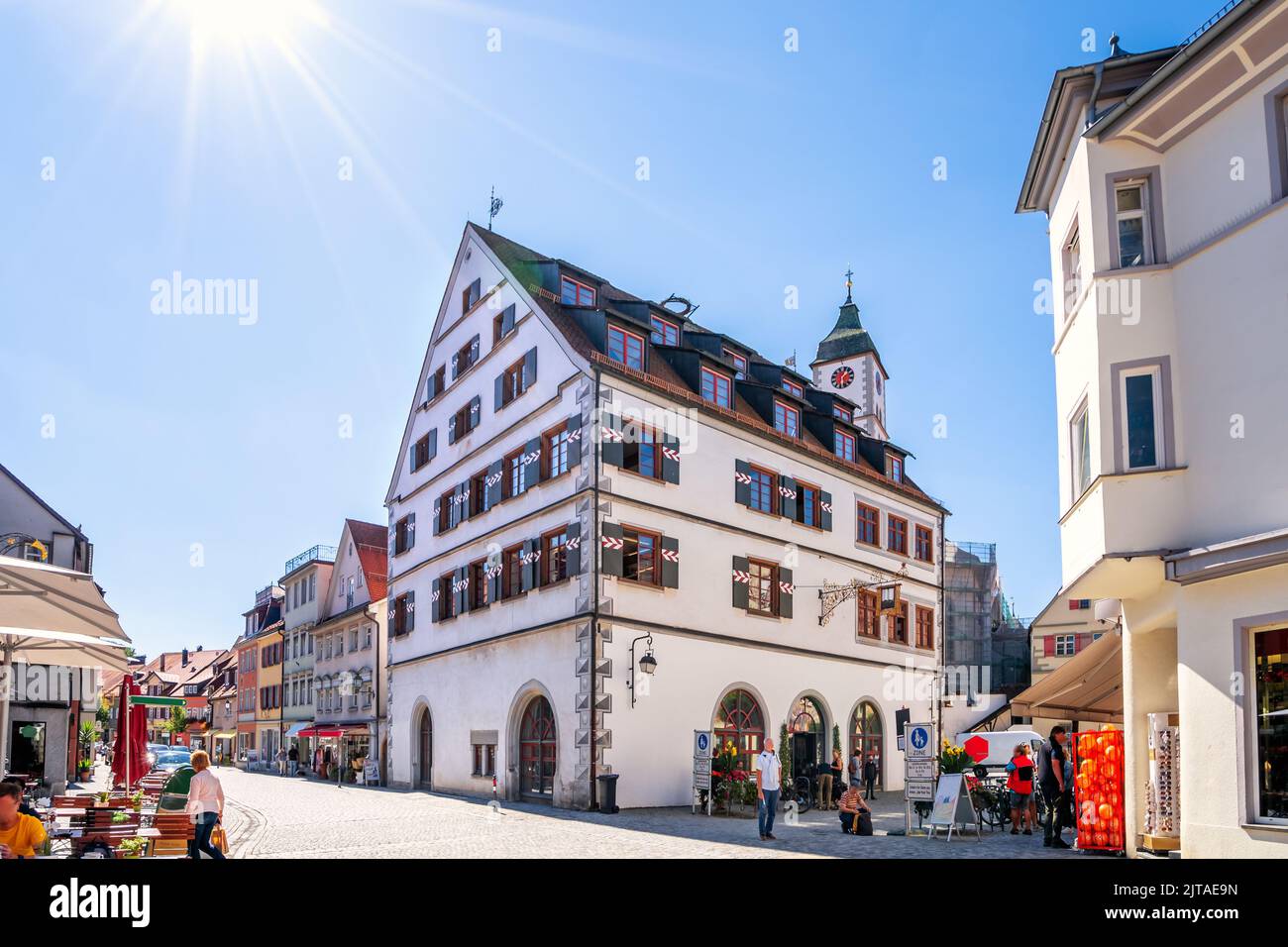 Historical city of Wangen im Allgaeu, Germany Stock Photo - Alamy