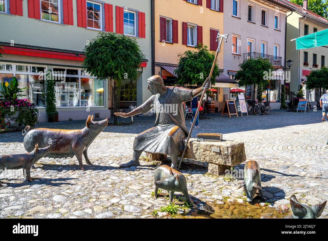 Historical city of Wangen im Allgaeu, Germany Stock Photo - Alamy