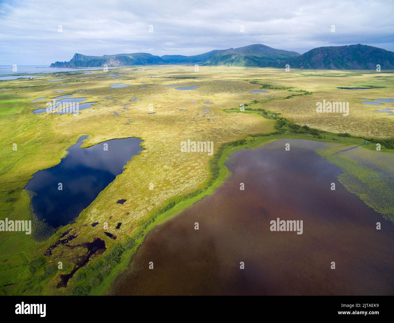 Aerial view of Vesteralen, Andoya, Norway Stock Photo - Alamy