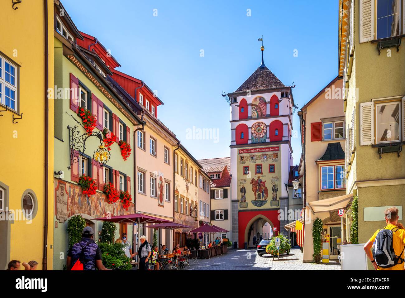 Historical gate of Wangen im Allgaeu, Germany Stock Photo - Alamy