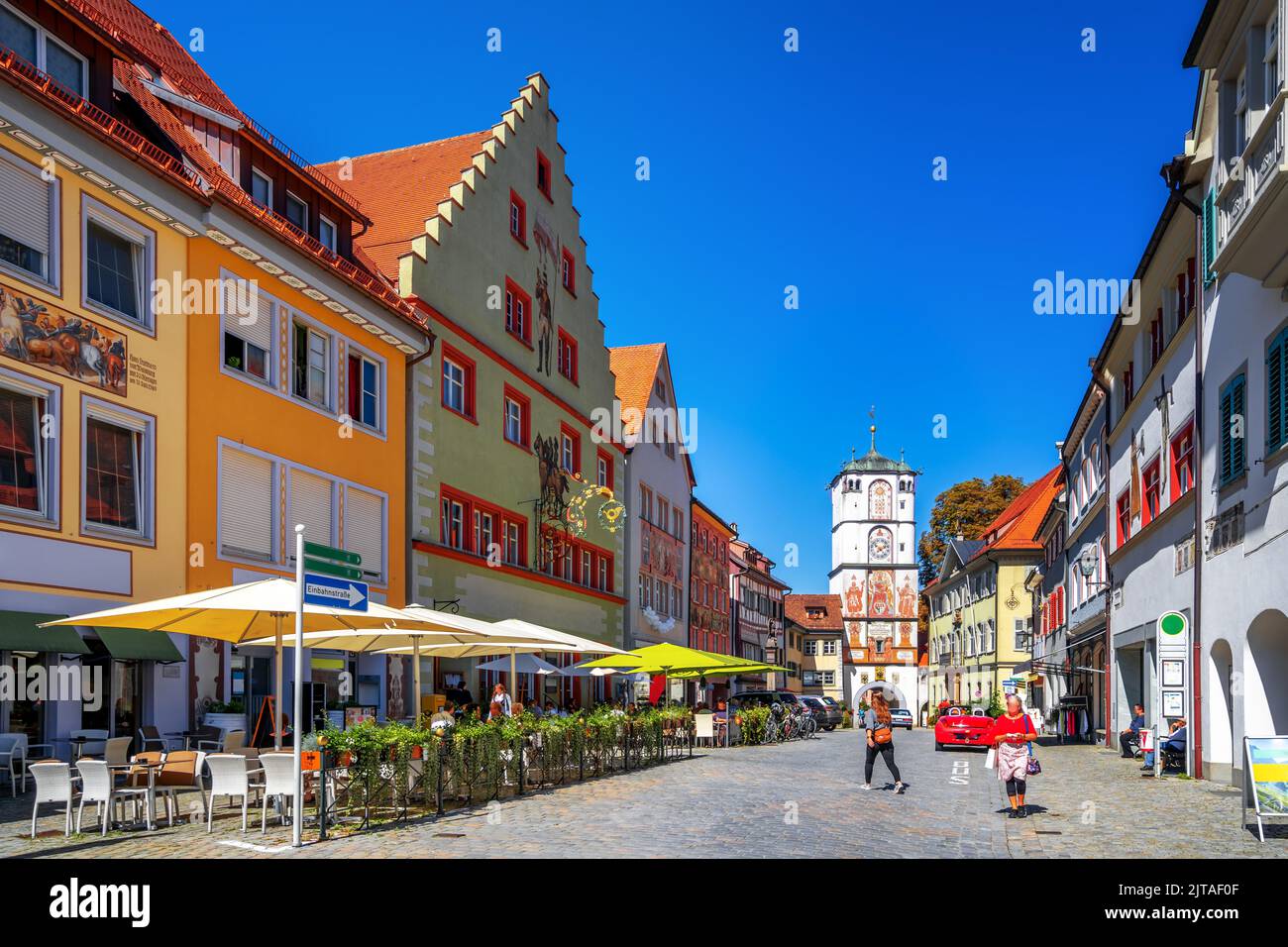 Historical gate of Wangen im Allgaeu, Germany Stock Photo - Alamy