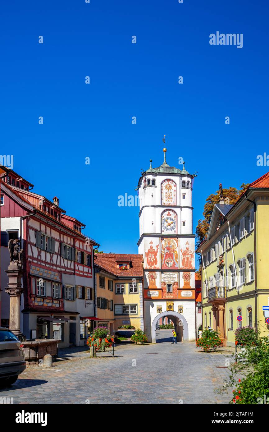 Historical gate of Wangen im Allgaeu, Germany Stock Photo - Alamy