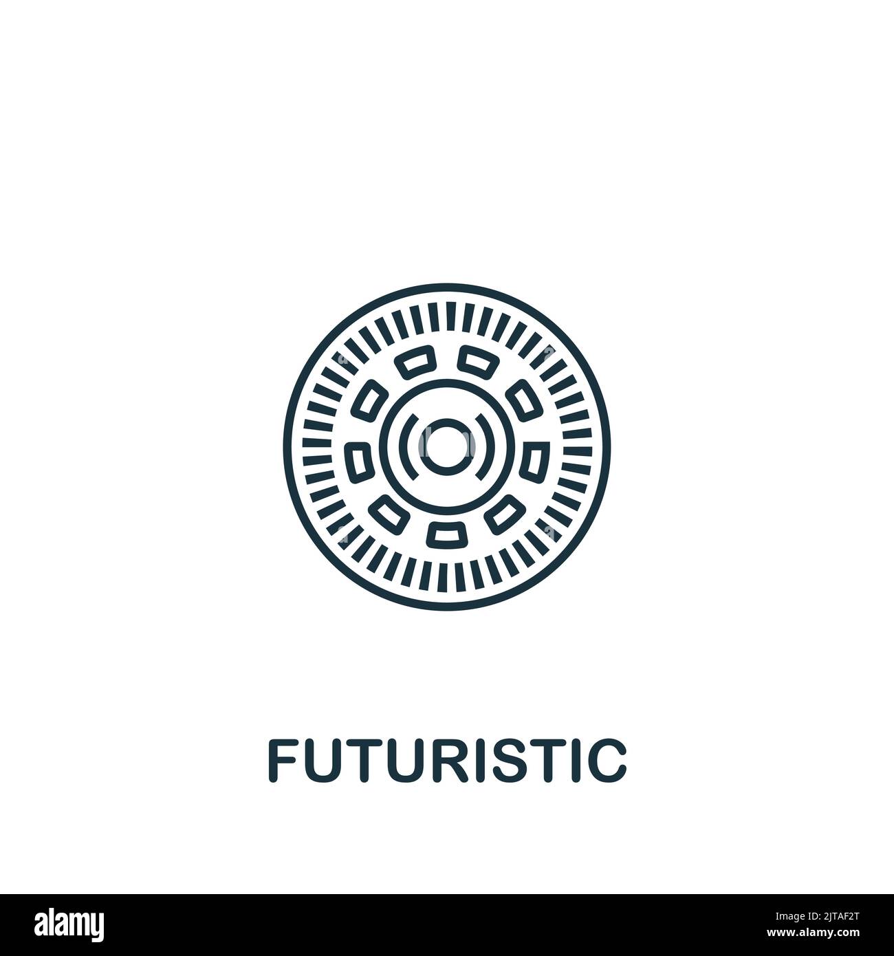 Futuristic circle hud virtual display Cut Out Stock Images & Pictures ...