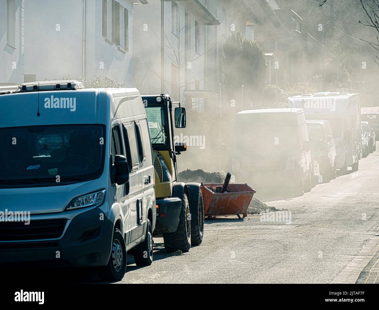 Nuisance of construction work hi-res stock photography and images - Alamy