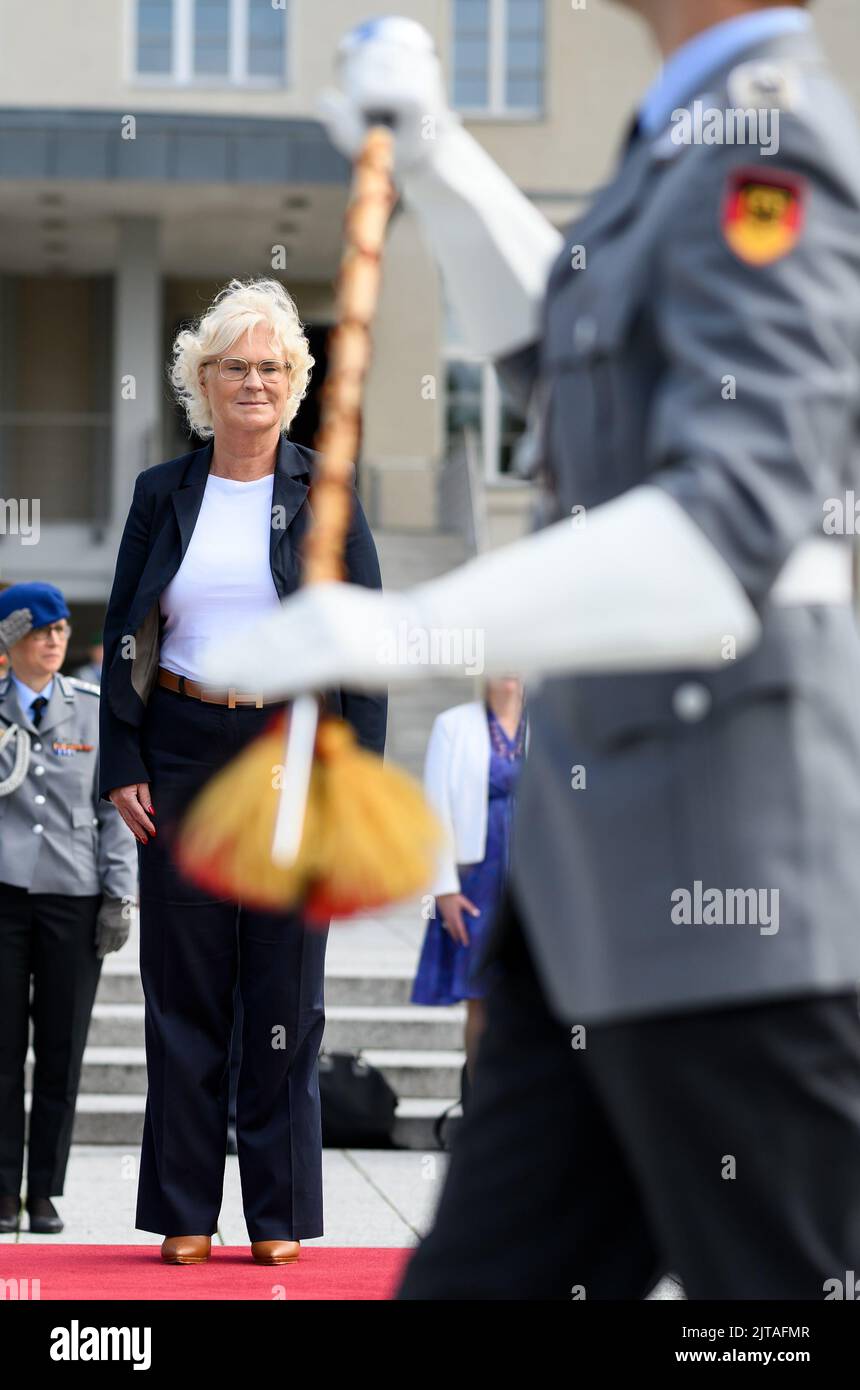 Berlin, Germany. 29th Aug, 2022. Christine Lambrecht (SPD), Federal ...